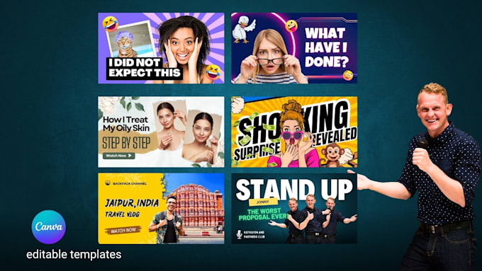 Design custom canva template by Mohakgosavi | Fiverr