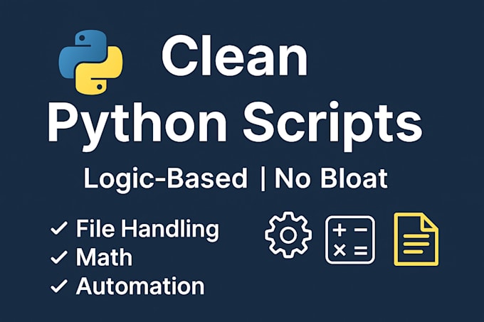 Write Clean And Efficient Python Scripts By Hassannawaz14 Fiverr