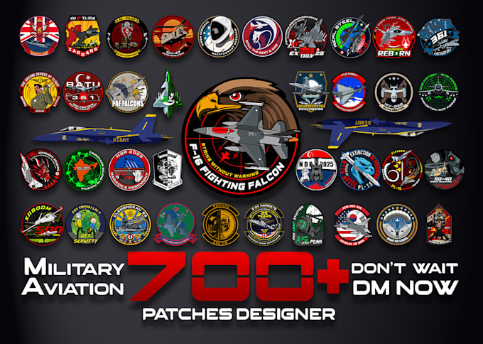 Design super airforce, military patches and logo by Aeropatchworks | Fiverr