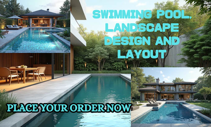 Design modern, 3d, and architectural swimming pool plans with ...