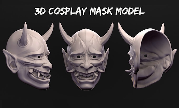 Sculpt high quality 3d printable cosplay masks 3d cosplay mask model ...