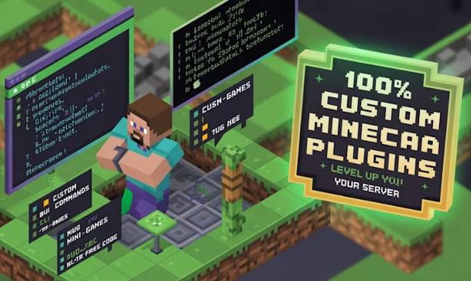 Create your professional minecraft server plugin for your paper mc, smp server by Fred_noah12 ...