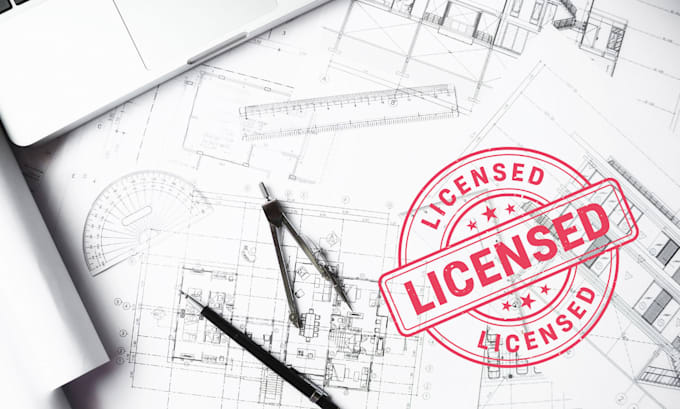 Review sign stamp architectural plan engineering drawing for citypermit ...