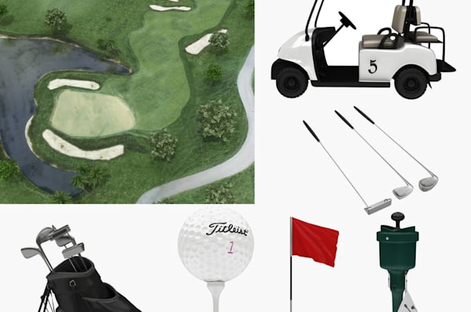 Create vip golf course arena,luxury venue design, immersive golf ...