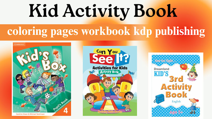 Creative kids book kdp book design activity book fun learning pages by ...