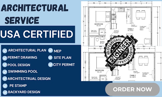 Design permit drawings for your deck, patio, pool, or screen porch by ...