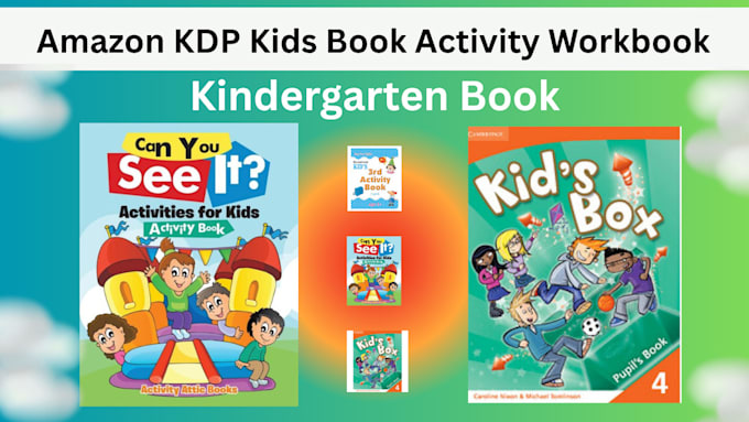 Amazon kdp kids book activity workbook preschool and kindergarten book ...