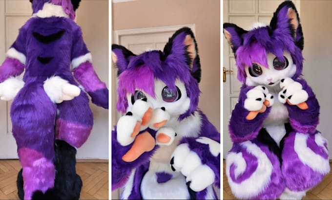 Make personalized full fursuit cosplay design, fursuit paws, tails ...