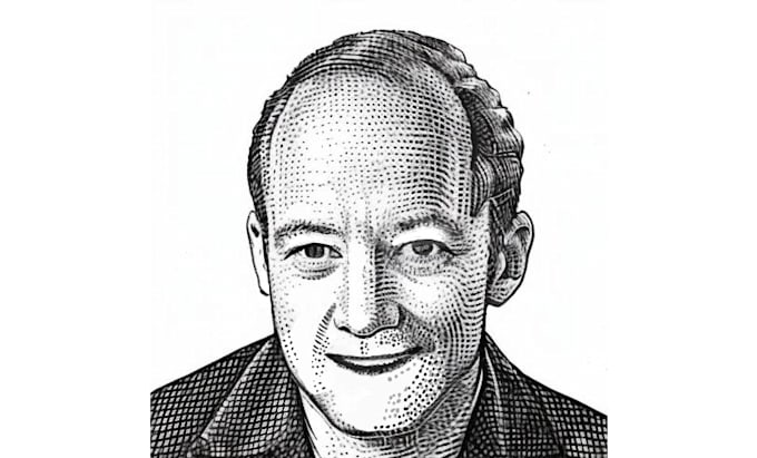 Draw a wsj style hedcut portrait by Phatbits | Fiverr