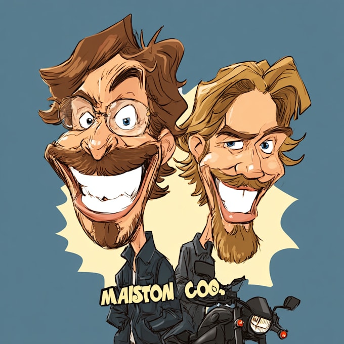 Draw nice cartoons and caricatures by Jeaniqdman | Fiverr