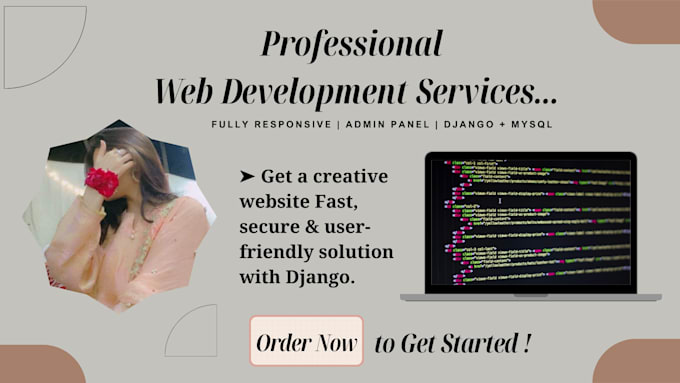 Create a responsive django website for your business by Saliha_khatoon_ | Fiverr