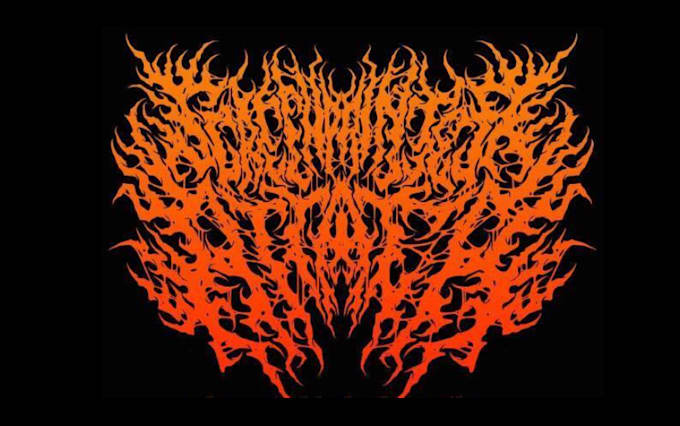 Draw killer deathcore death metal logo by Dino_dicki | Fiverr