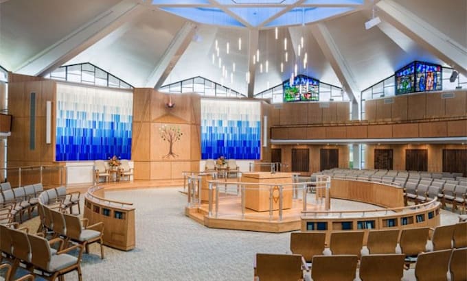 Do 3d church design, temple, synagogue, mosque, 3d shul design by Mid ...