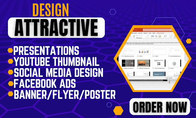 Design stunning powerpoint presentations, thumbnails,and flyers by ...