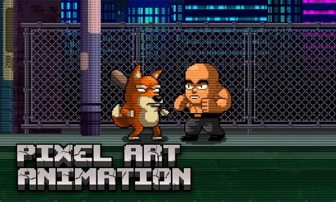 Design pixel art animation, sprite, steam capsule, pixel art ...