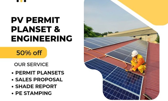 Do solar permit design, proposals and pe engineering stamp by Susan_binder | Fiverr