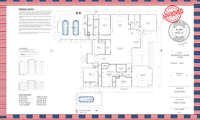Deliver full permit ready set of residential architectural plans ...