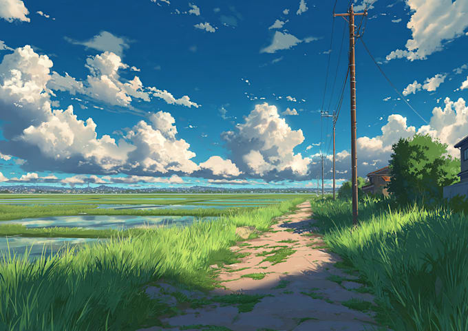 Make background with anime style, stylized, game map by Marceaxter | Fiverr