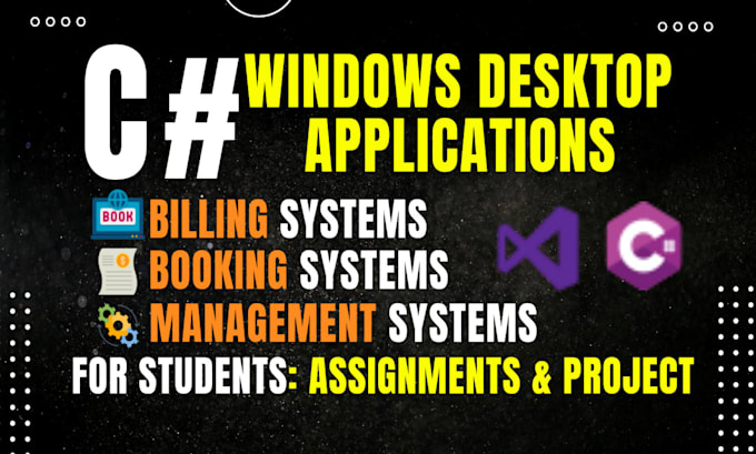 Build desktop app project with database by Tasawarawan273 | Fiverr