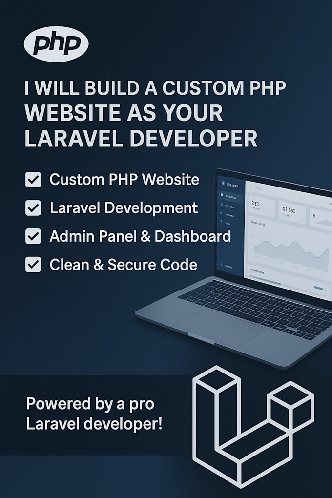 Build a custom php website with admin panel as your laravel developer by Pawel_tomas | Fiverr