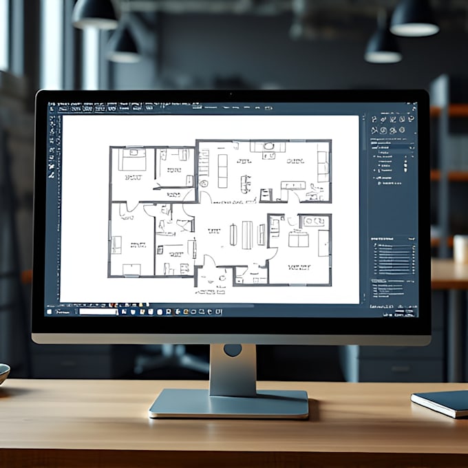 Create professional autocad 2d floor plans and drawings by Zainr_255 ...