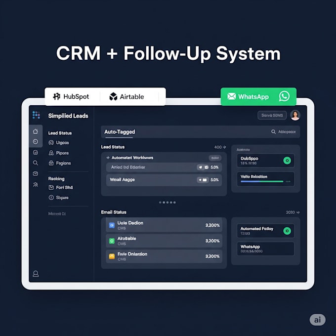 Create a custom crm and lead follow up automation system by Zerocruch | Fiverr