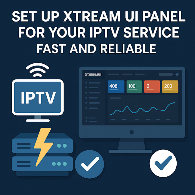 Set up xtream ui, xc panel for your iptv service fast and reliable by Rashcorn001 | Fiverr