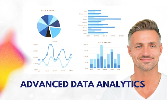 Do data analytics, create tableau, excel or power bi dashboards with kpi for you by Mughaldev ...