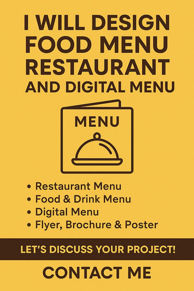 Create a custom food menu, restaurant flyer, and price list design by ...