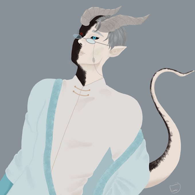 Bring your dnd character to life and i could also draw you in chibi ...