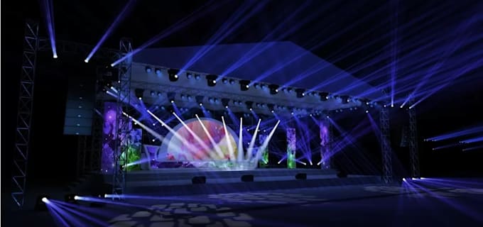 Design 3d stage lighting and performance visuals for events and ...
