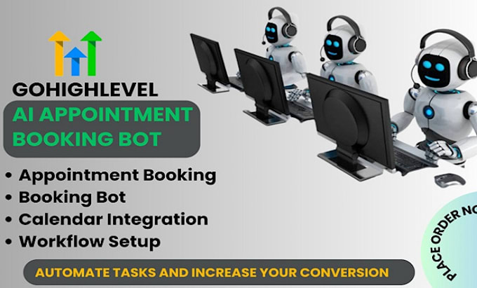 Build gohighlevel appointment booking bot and ai chatbot workflow automation by Parishkius | Fiverr
