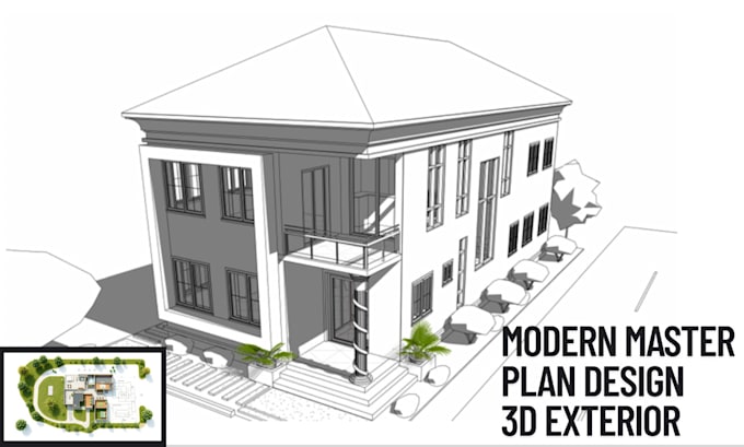 2d floor plan, patio concept, render backyard architecture, 3d ...