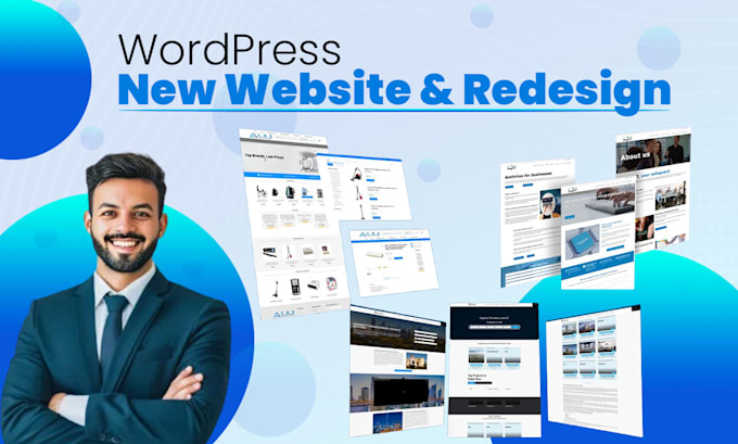 Design or redesign a responsive wordpress website by Maliksk907 | Fiverr