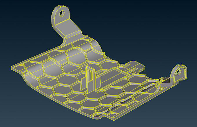Do high quality meshing of 2d and 3d parts hex tetra, sheet metal by ...