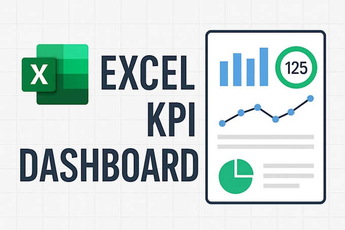 Create a dynamic excel dashboard with kpis and charts by Domino168 | Fiverr