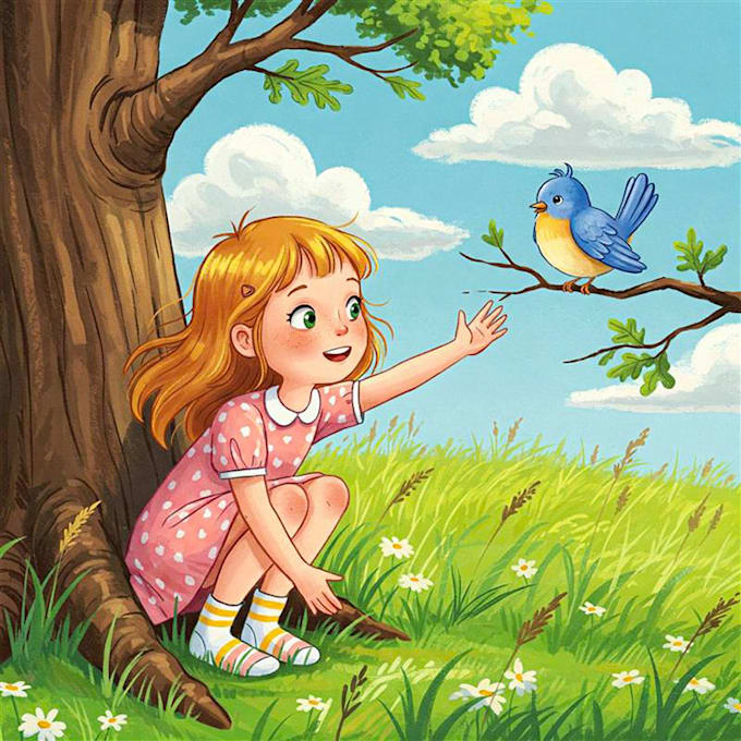 Children story book illustration children story book illustrations by ...