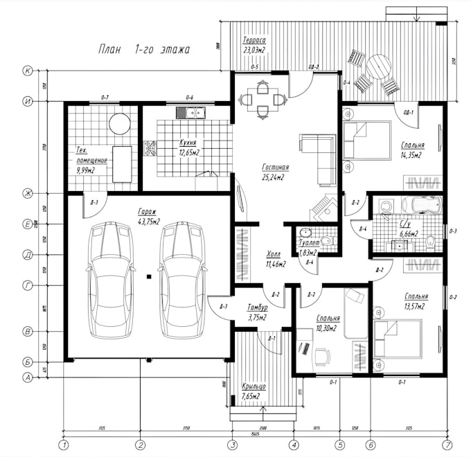 Create city permit blueprints, mep, framing plans, foundation ...