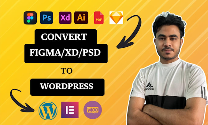 Convert figma to elementor or figma to wordpress with elementor pro by Elementormafuz | Fiverr
