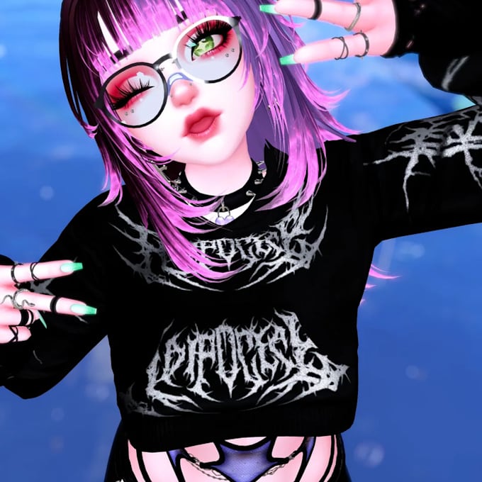 Create a unique vrchat avatar, vrc avatar, vr model and vrchat ...