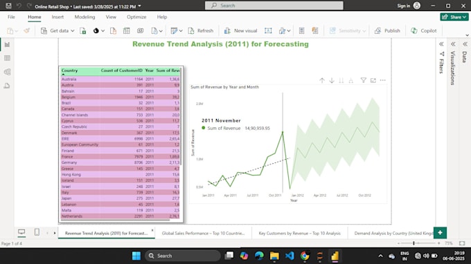 Create a professional power bi dashboards for your data by ...