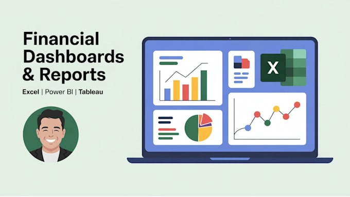 Create financial dashboards in excel, power bi, or tableau by ...