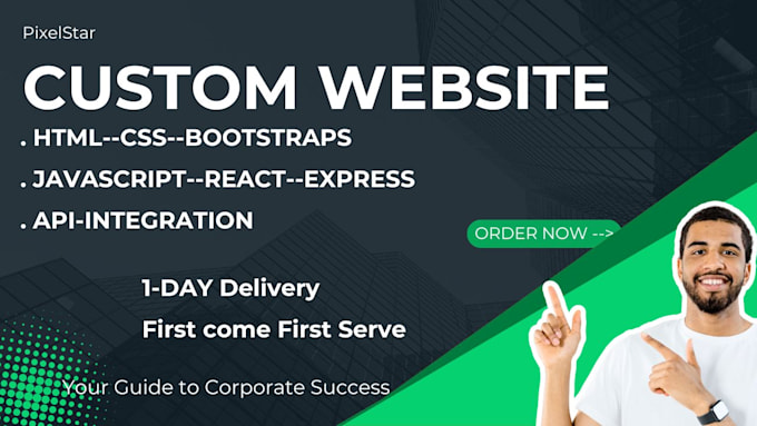 Build a modern responsive website using react,bootstrap by ...