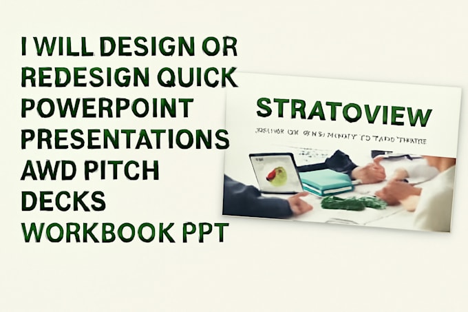 Design or redesign quicks powerpoint presentation and pitch deck ...