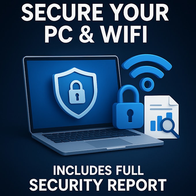 Secure your pc and wifi network with a full security report by Code_7k | Fiverr