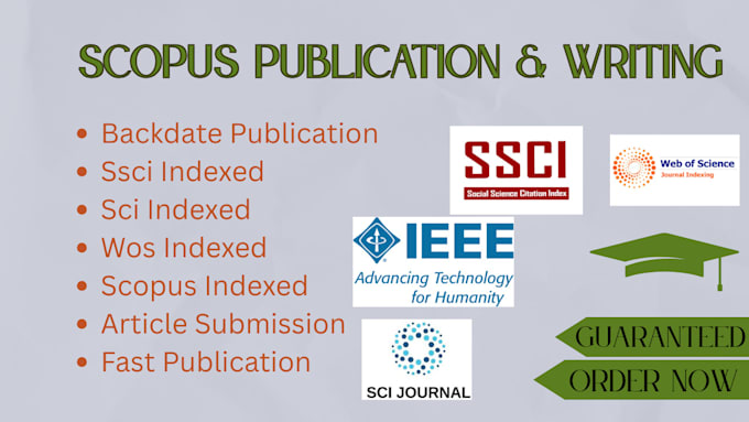 Write and publish your research in scopus ssci sci journals articles by Katemccornell | Fiverr
