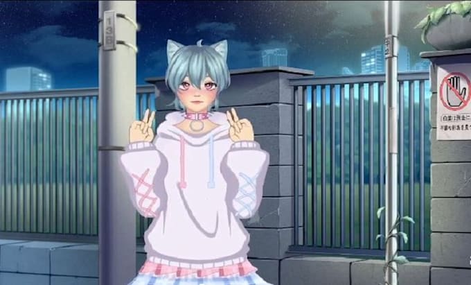 Design and rig your anime character for vtuber model, live2d in anime ...