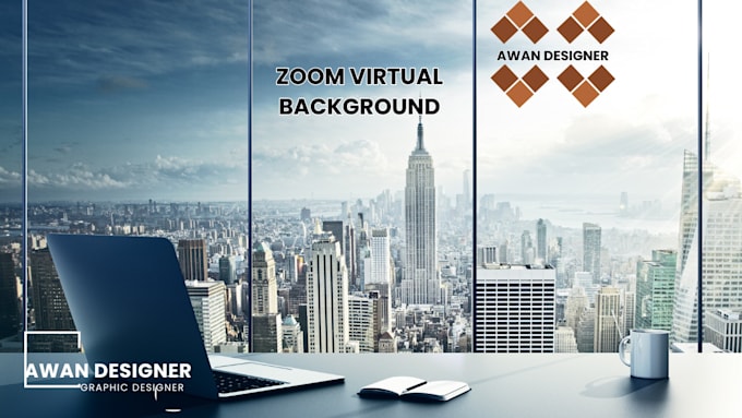 Design personalized zoom backgrounds with your logo by Awandesigner46 ...