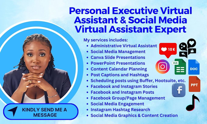 Personal executive virtual assistant and social media virtual assistant ...