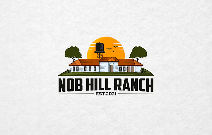 Design high quality ranch home, travel, cow farm vintage logo by Ferin ...